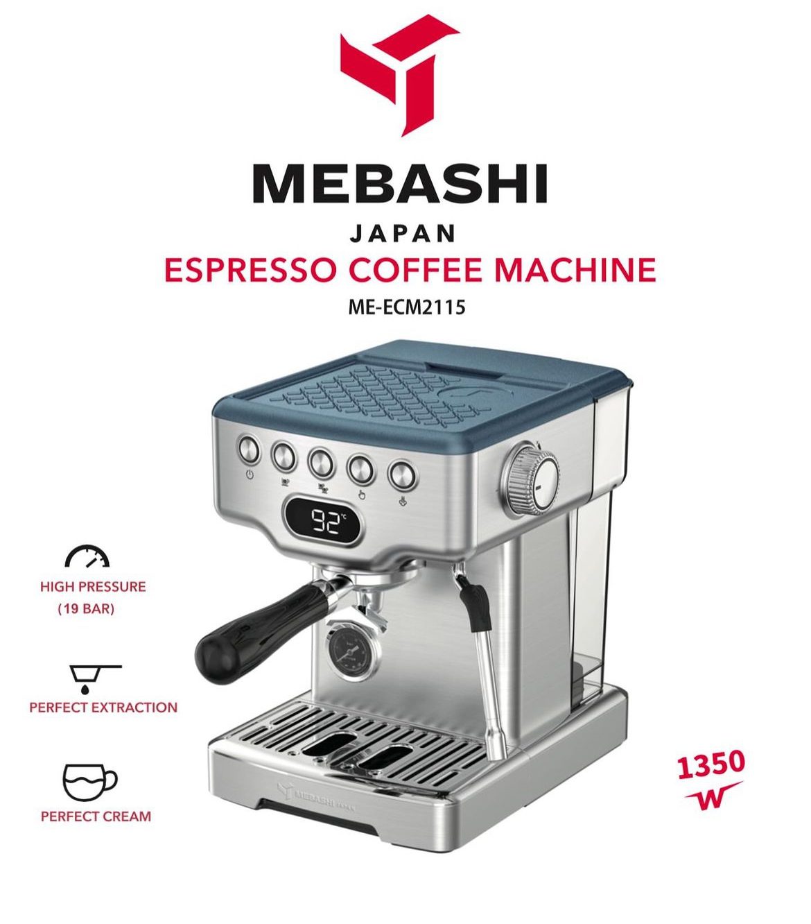 اسپرسو ساز مباشی مدل ECM2115 (نمایندگی مباشی 6 آبان )